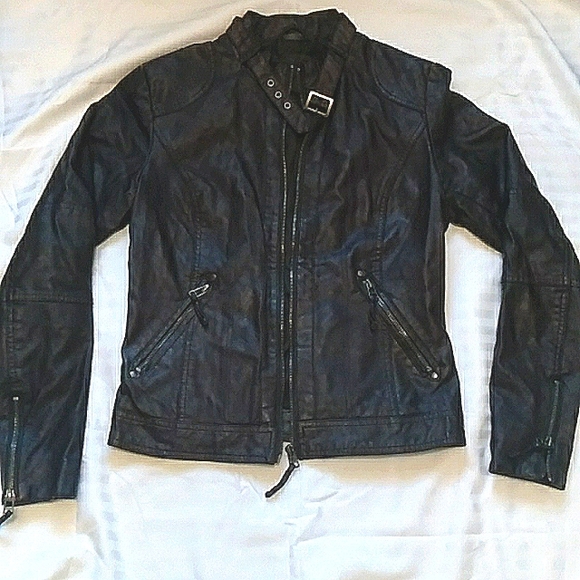 Max Studio | Jackets & Coats | Max Studio Moto Jacket Vegan S | Poshmark